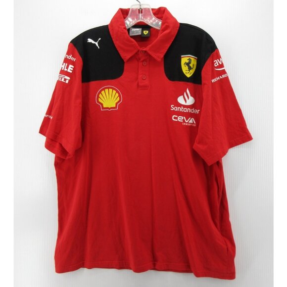 Puma | Shirts | Puma Ferrari Polo Shirt Xl Scuderia F 223 Racing Team ...